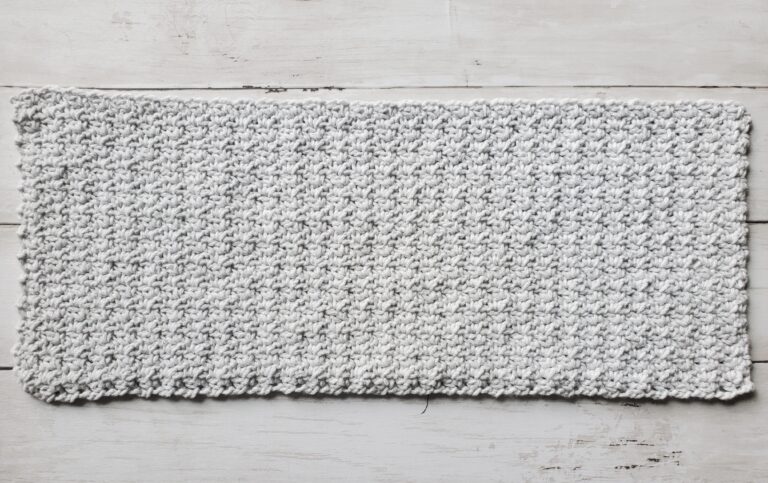 Easy Textured Burp Cloth - Free Crochet Pattern